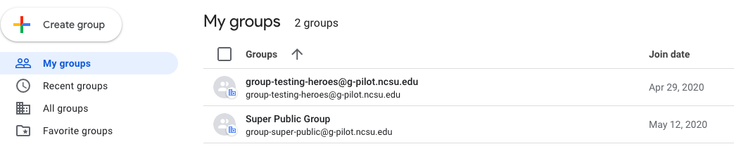 New Google Groups interface available | Office of Information Technology